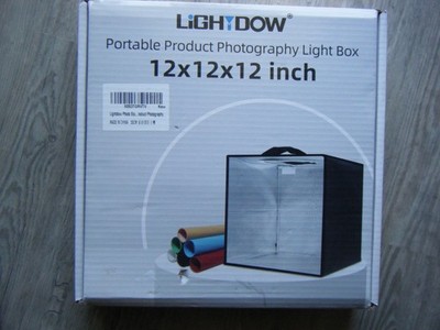 12"x12" LED Light Box Tent Portable Photo Studio Photography Shooting ...