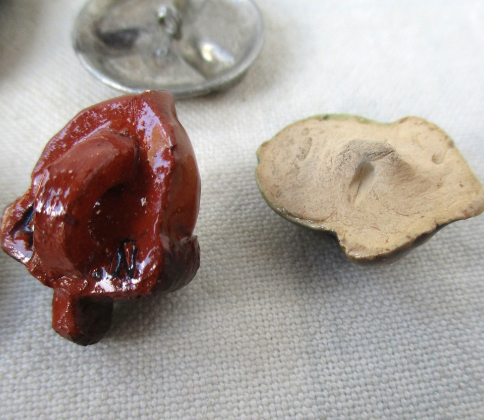 Assortment of 13 Antique Mixed Material Acorn Buttons | eBay