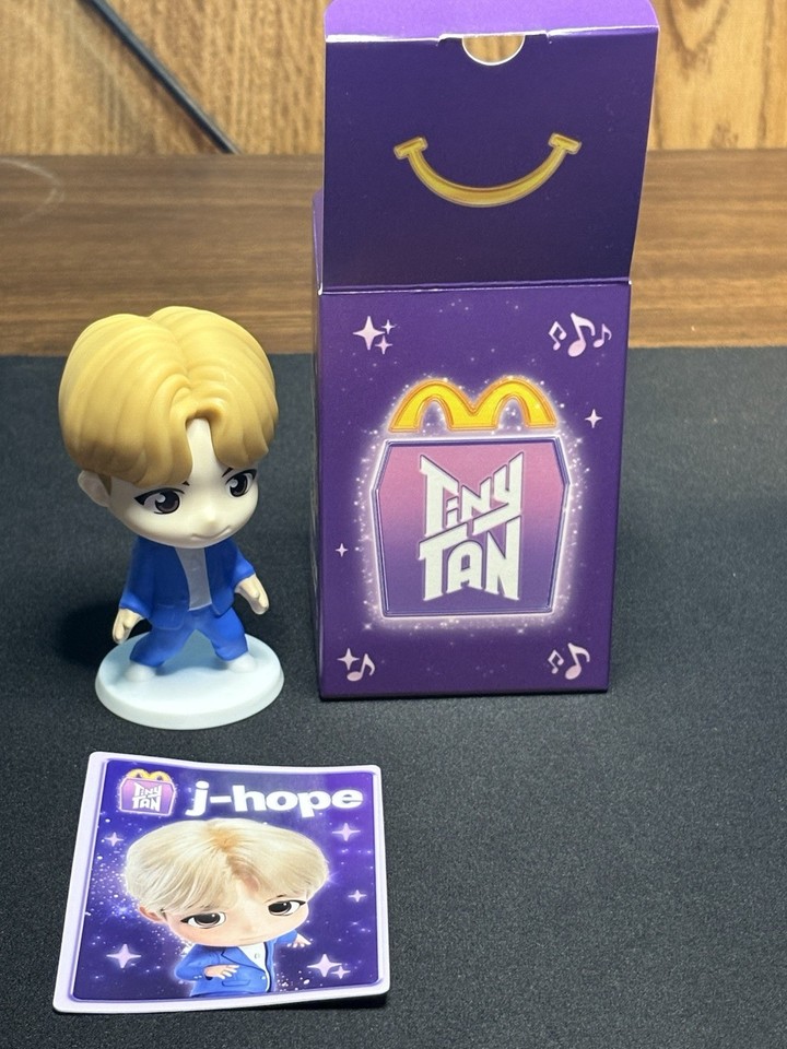 McDonalds Happy Meal Toys 2025 Tiny Tan J-HOPE/Comes with Happy Meal Box! | eBay