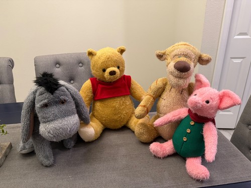 Winnie the Pooh Christopher Robin live action movie plush - set of 4 | eBay