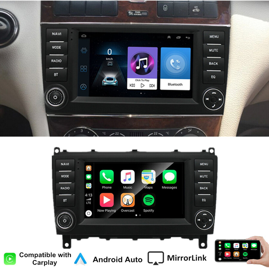 2004-2006 Mercedes-Benz W203 C-Class 7" Android 11 Stereo Radio GPS ...