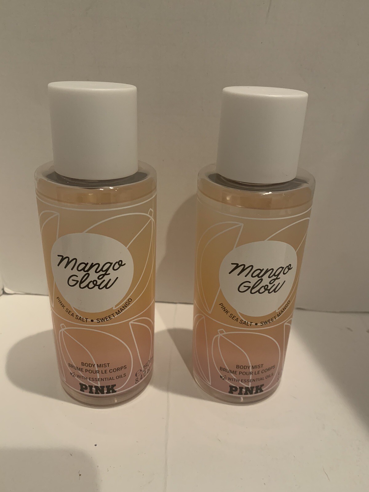 VICTORIA'S SECRET PINK MANGO GLOW BODY MIST 8.4 FL OZ X 2 BOTTLES | eBay