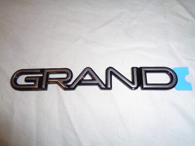 NOS GM 22582853 1992 1993 1994 1995 PONTIAC "GRAND" AM TRUNK EMBLEM NEW ...