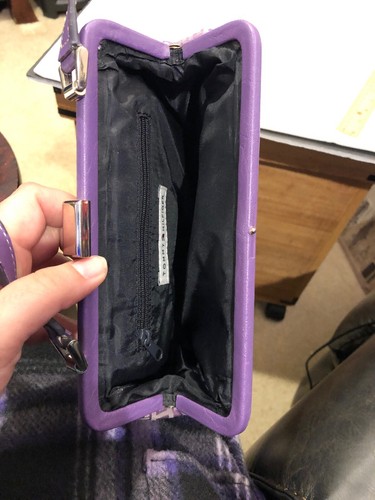 Tommy Hilfiger Small purse handbag lavender 9x6 inches Snap Closure | eBay