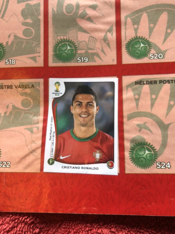 FIFA World Cup 2014 sticker book Panini Brazil, with Ronaldo, Toure ...