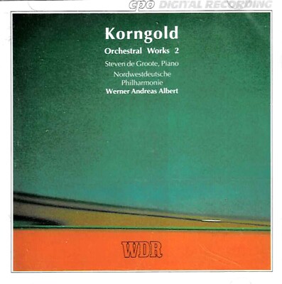 Erich Wolfgang Korngold: Orchestral Works, Vol. 2 (CD - 1991 Import ...