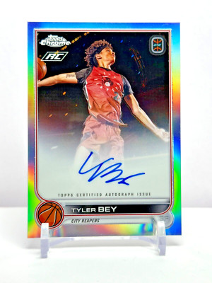 2023 Topps Chrome OTE Rookie Auto Tyler Bey City Reapers No. CA-TB3 | eBay