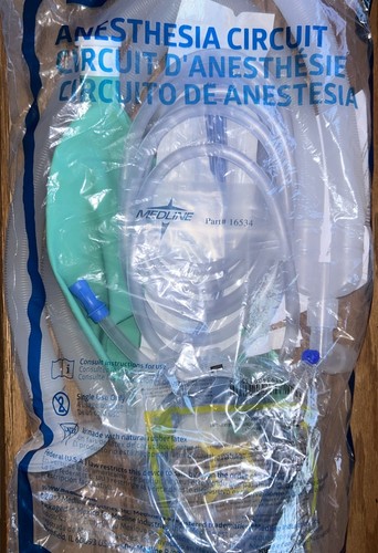 Medline Anesthesia 90”Circuit DYNJAA0111 3L Bag Sz 5 Mask &Suction Set ...