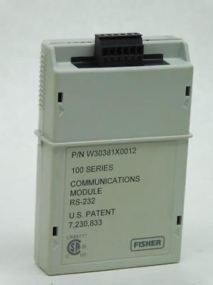 FISHER FB100 Series 6-POINT RS232 Card W30381X0012 Communications ...