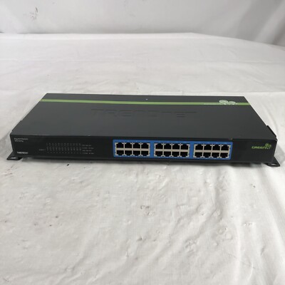 Trendnet TEG-S24g Gigabit Ethernet 24 Port, Rack Mountable | eBay