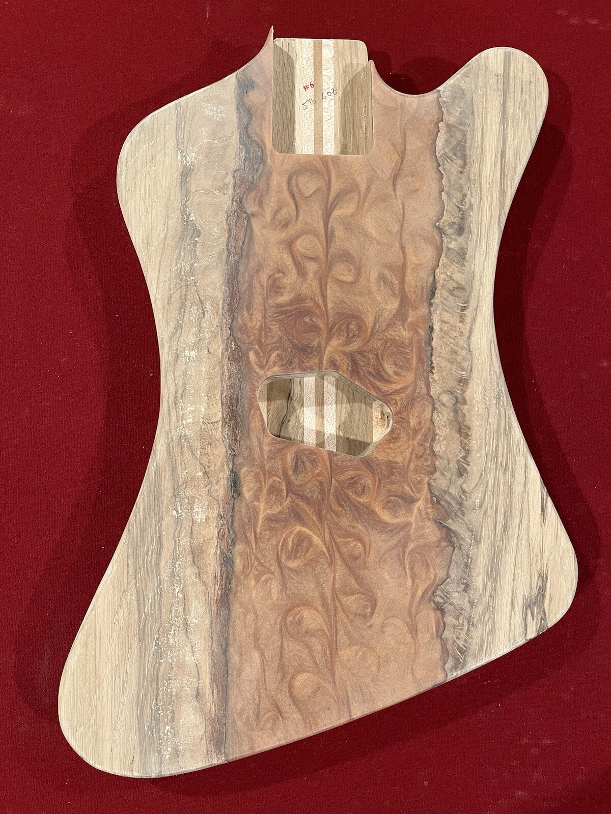 Baby Bird Firebird Tele Style Guitar Body River Copper Epoxy Top | eBay