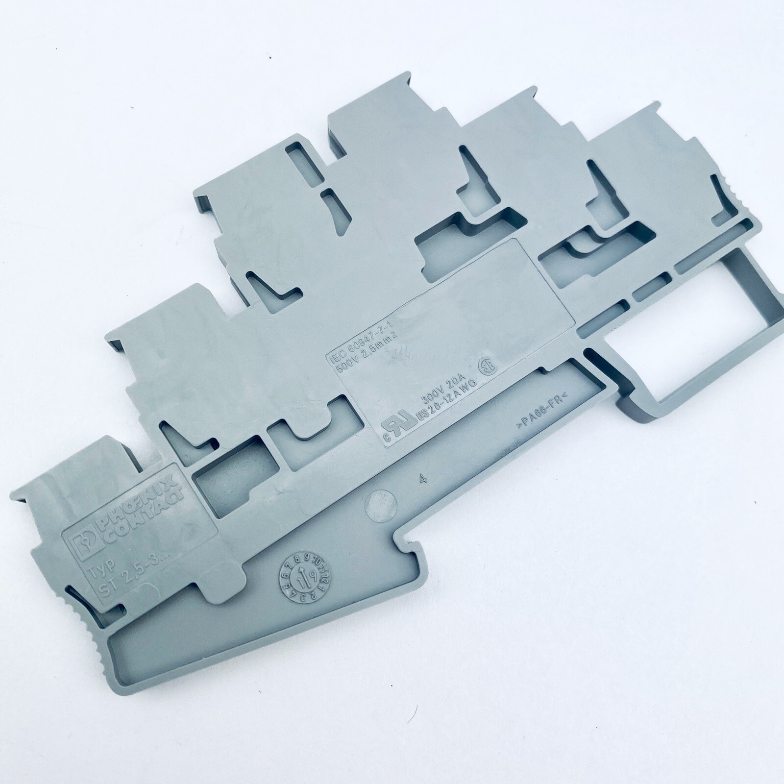 LOT OF 2 PHOENIX CONTACT 3036042 DIN RAIL TERMINAL BLOCKS ST 2.5-3L | eBay