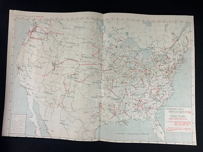 1891 Antique Color Railroad Map Railway Construction in 1891 | eBay
