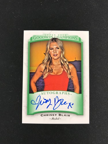 2017 Upper Deck Goodwin Champions Chrissy Blair Autograph #A-CB Octagon ...
