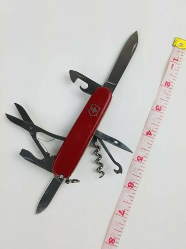 Victorinox Swiss Army knife, Climber, Scissors and a multipurpose hook ...