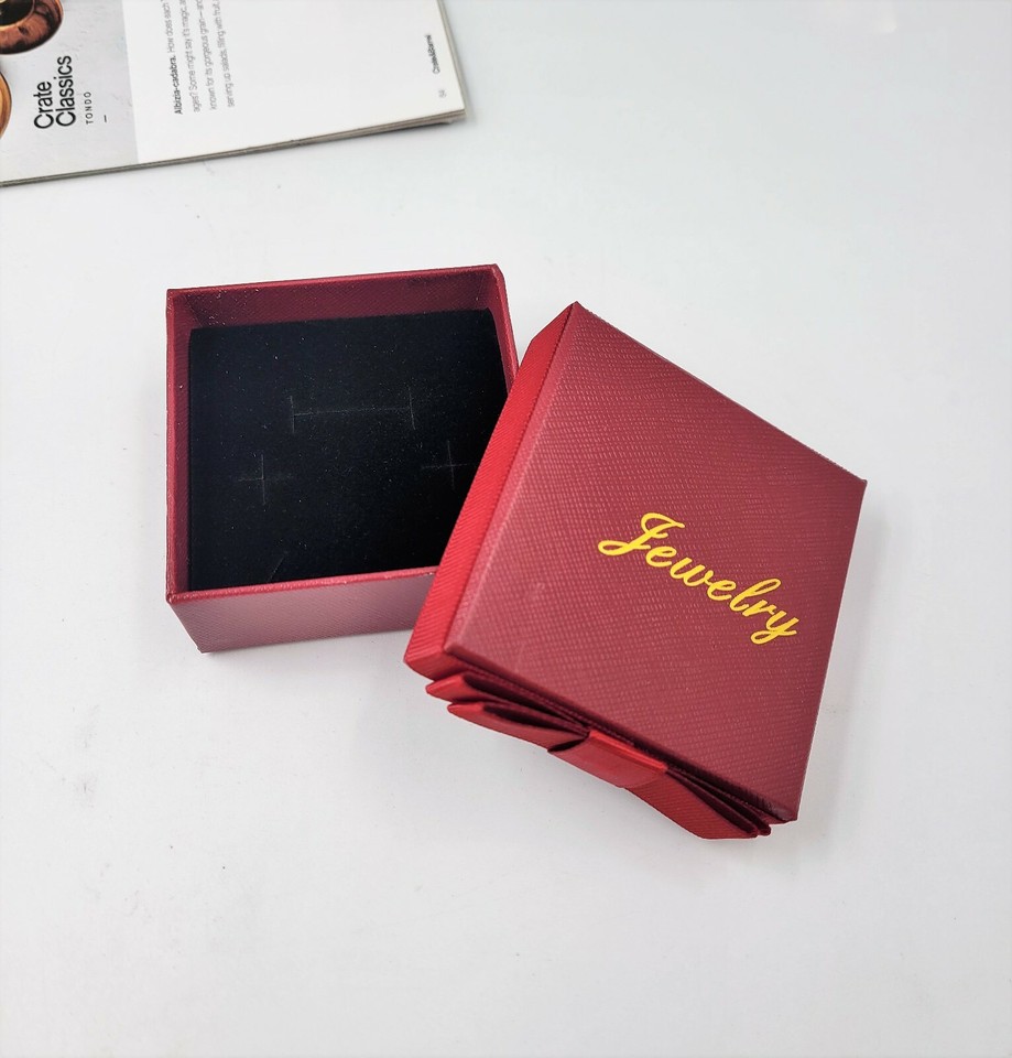 Proposal Gift Jewelry Necklace/Earring/Ring Present Ribbon Box/Gift ...