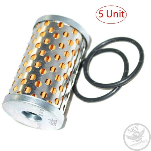 Élément de filtre à huile + O Anello pour Royal Enfield Classic Bullet ...