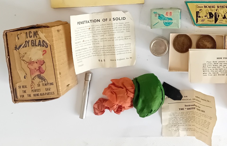 Antique Magic Tricks - Collection 1920s Magic Tricks. Vintage Magic ...