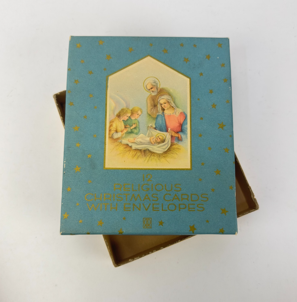 Vintage Lot of 90 Christmas Cards | Hallmark, Rust Craft, Mica, Flocked ...