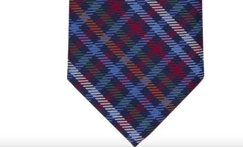 Club Room Men's Mott Plaid Multi Color Tie Necktie New 3" $55 1CRC22 ...