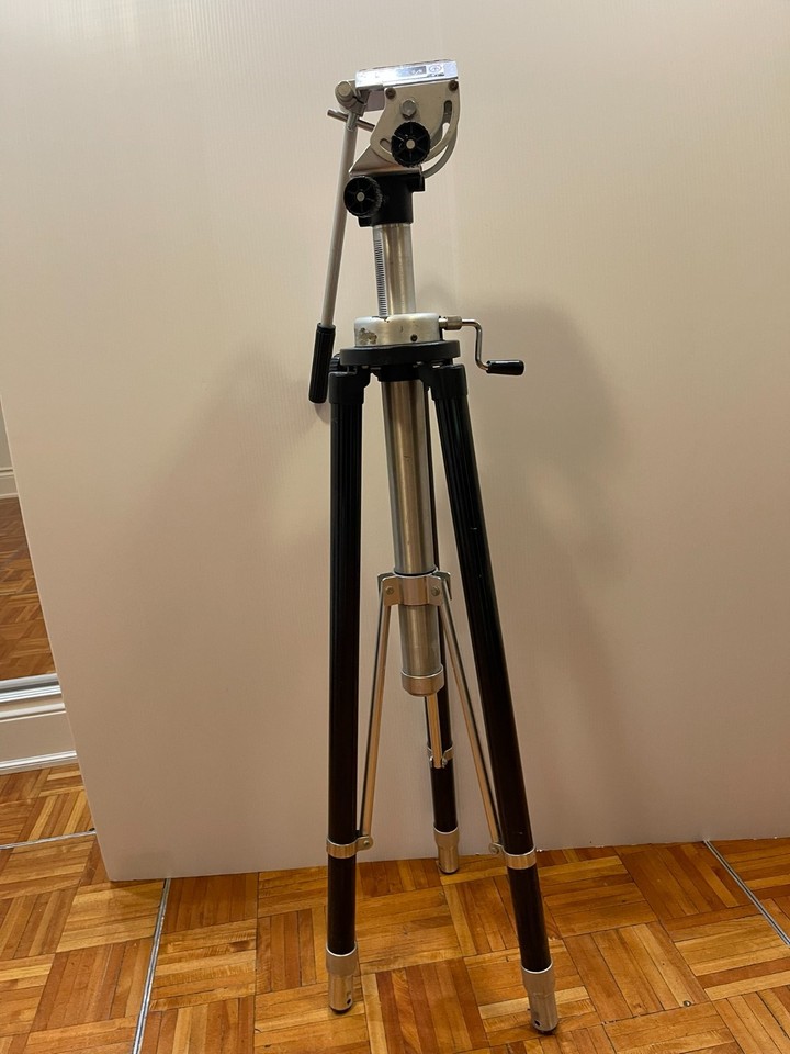 Heavy Duty QuickSet Samson model Video Camera Tripod and Wheeled Dolly ...