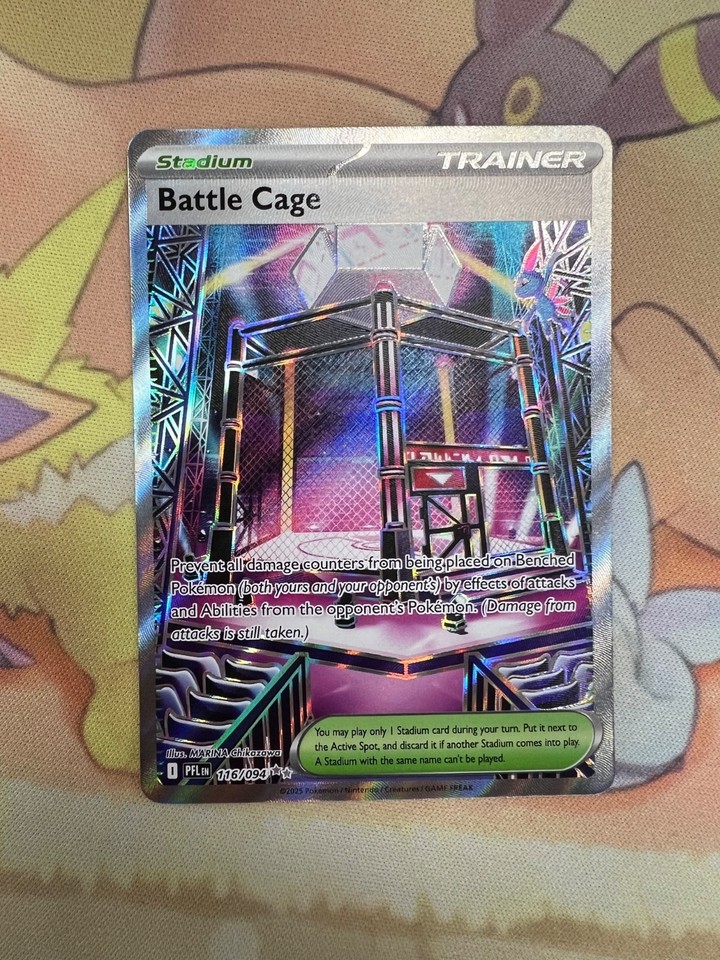 Battle Cage 116/094 ENGLISH Full Art - Pokemon TCG Phantasmal Flames | eBay