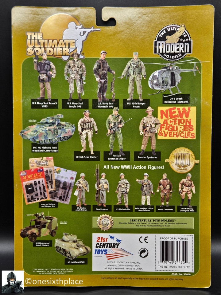 1:6 Ultimate Soldier US 75th Ranger Recon Uniform for 12" Figures | eBay