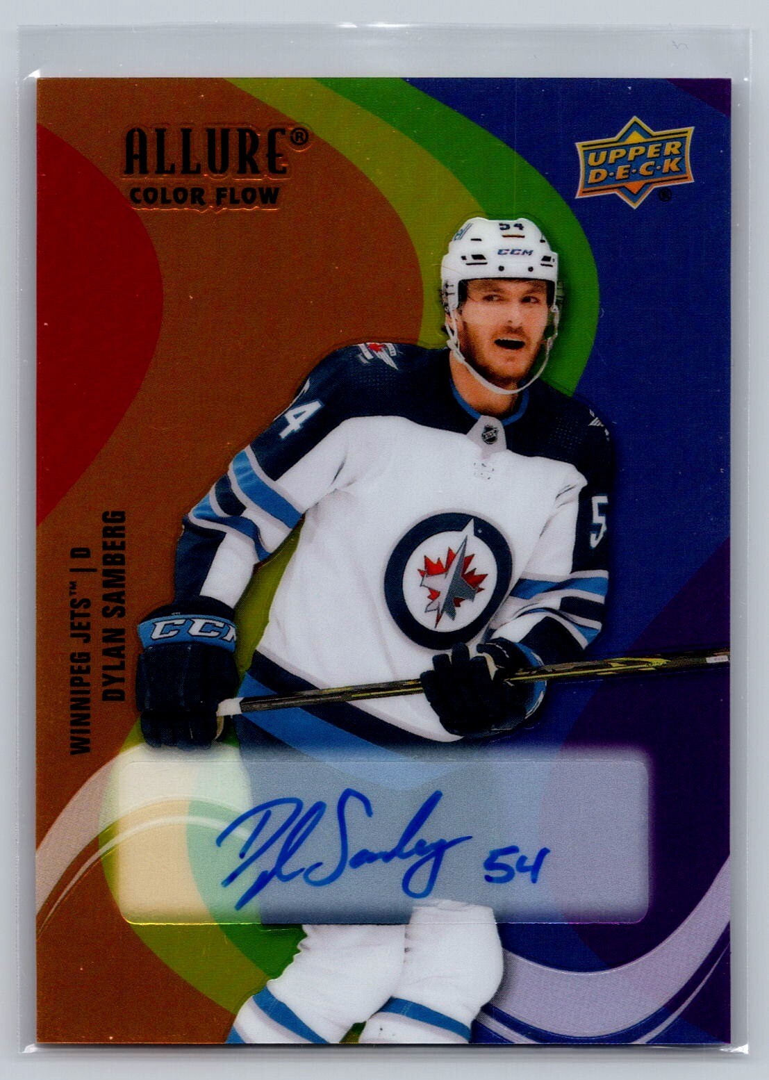 2022-23 Dylan Samberg Allure Color Flow Full Rainbow Autograph Auto ...