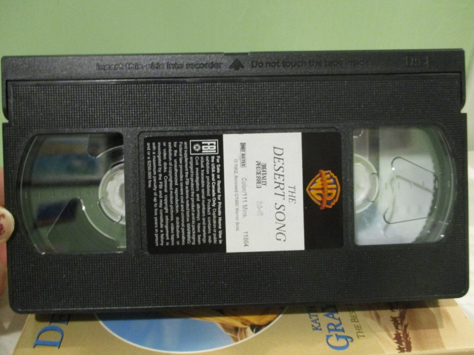 The Desert Song VHS (Rare 50s Musical) | eBay