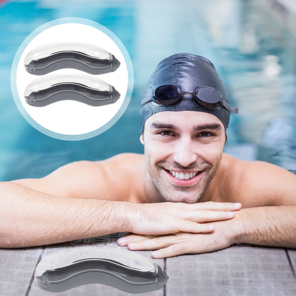 3 Pcs Swim Eyewear Cases Swimming Goggle Storage Bins with Lids Goggles ...