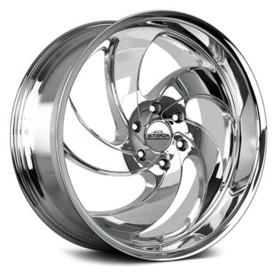 22 inch 22x9 Strada RETRO 5 Chrome wheels rims 5x115 +15 | eBay
