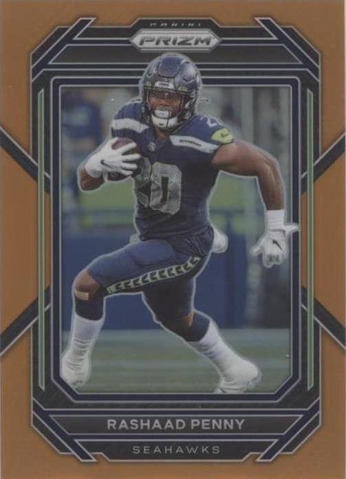 2022 Panini Prizm - Rashaad Penny #255 Orange Prizm /249 for sale ...