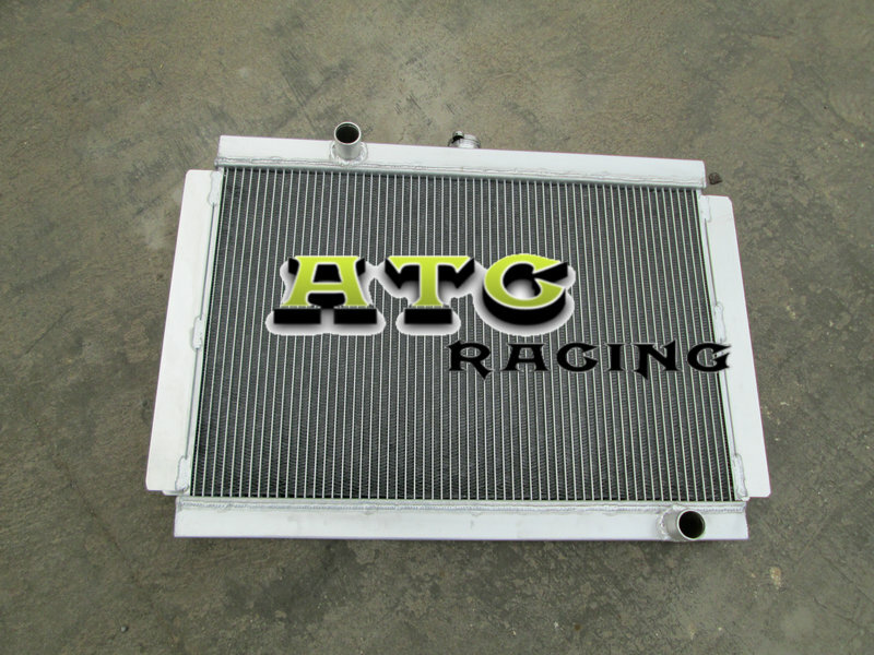 3 row Aluminum Radiator For 1975-1983 Nissan Datsun 280Z 280ZX Fairlady ...