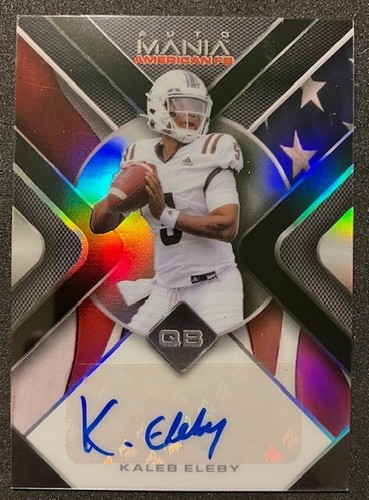 2022 Wild Card Auto Mania Kaleb Eleby /25 | eBay