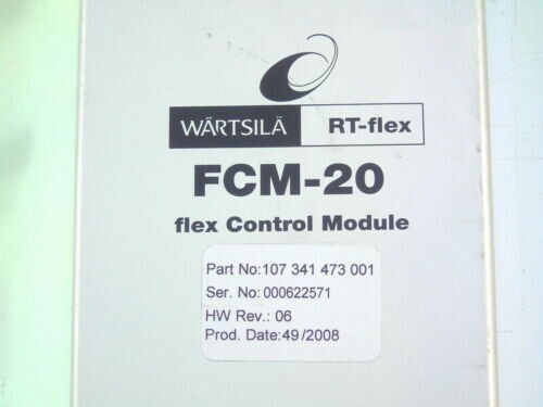 WARTSILA RT FLEX FCM-20 GENERATOR FLEX CONTROL MODULE MAIN ENGINE RTA ...