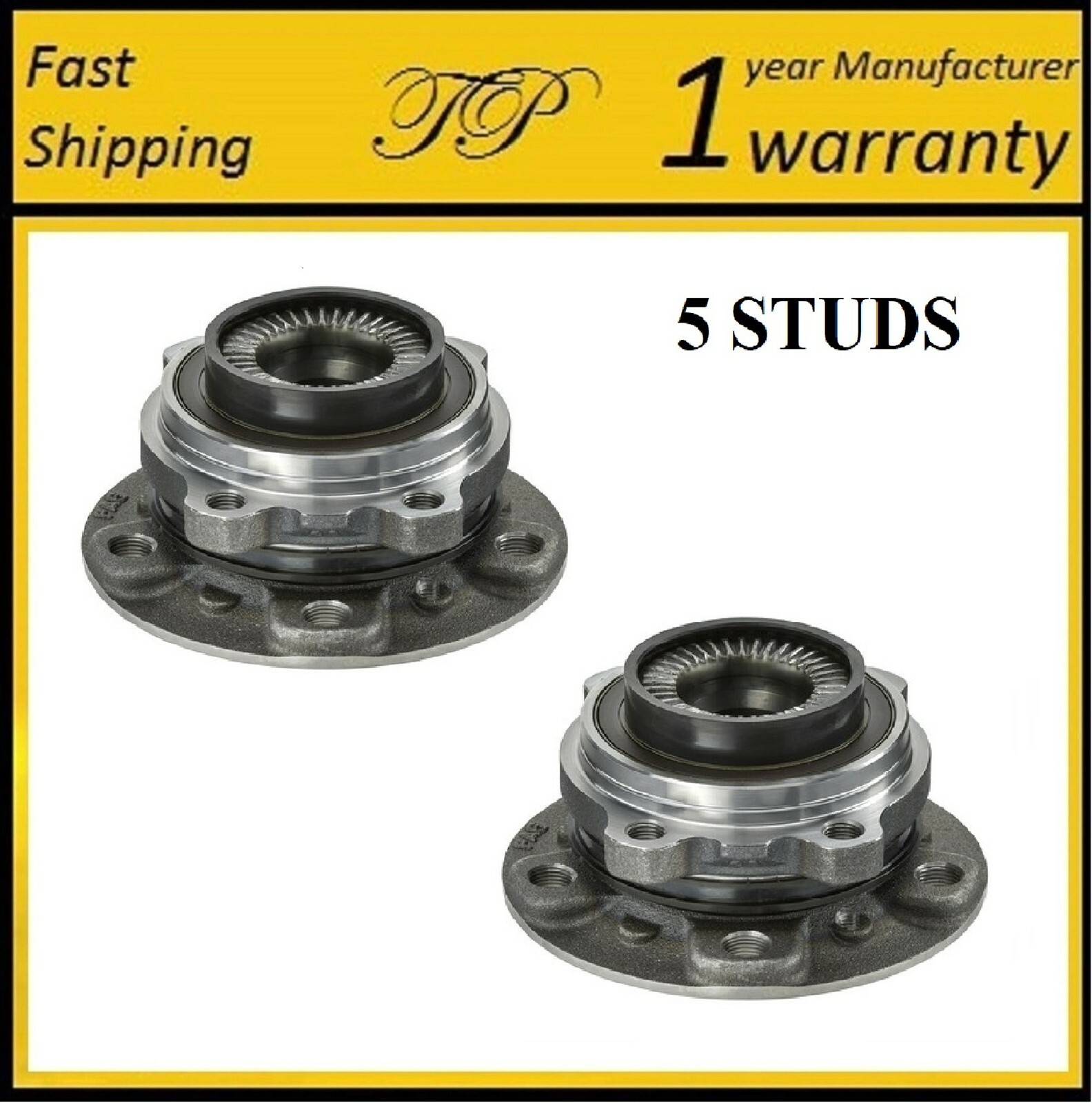 2 FRONT Wheel Hub Bearing Assembly For BMW X3, X4, 528I XDRIVE, 535I GT ...