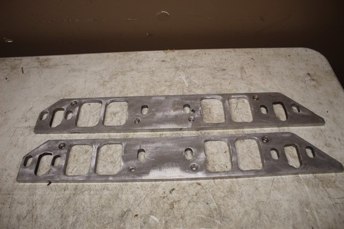 BBC intake spacers riser drag racing NHRA edelbrock weiand offenhauser ...