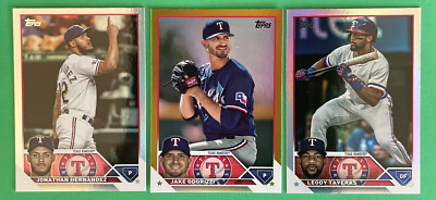 🔥📈 2023 Topps Update Texas Rangers Gold And Rainbow Foil Lot (3) | eBay