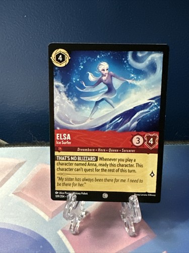 Disney Lorcana Elsa Ice Surfer 109/204 Common NM Base | eBay