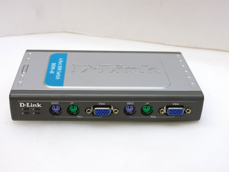 D-LINK DKVM-4K 4-PORT KVM SWITCH BDKVM4K...A2 H/W VER A2 F/W VER 1.01 ...
