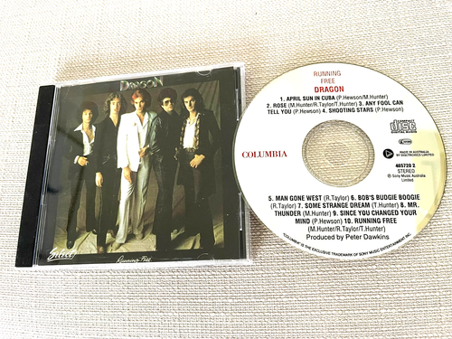 CD Dragon Running Free ULTRA RARE 1989 CBS Records 4657202 | eBay Australia