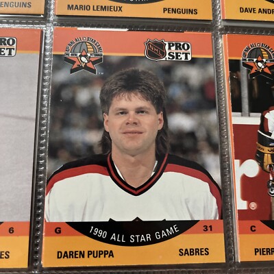 1990-91 Pro Set Daren Puppa All Star Game #365 Buffalo Sabres | eBay