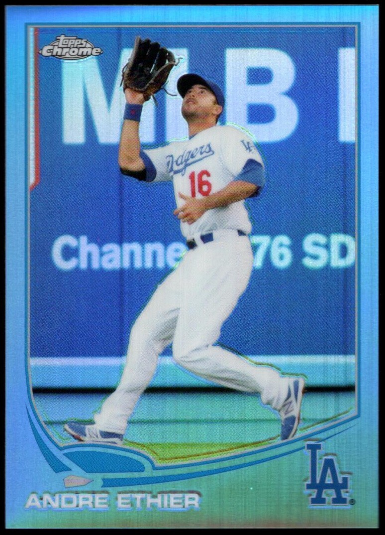 2013 Topps Chrome - Blue Refractor #48 Andre Ethier /199 for sale ...