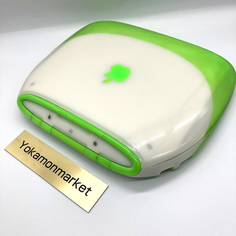 Apple iBook G3 466MHz 320MB/DVD/Key Lime AC100V | eBay