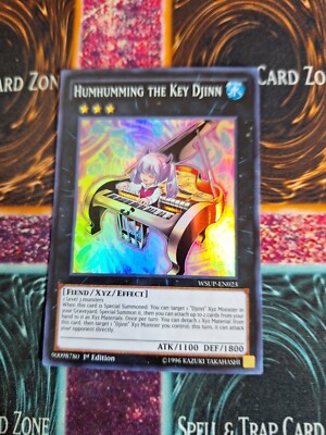 Yu-Gi-Oh! Humhumming the Key Djinn WSUP-EN023 Super Rare 1st Edition ...