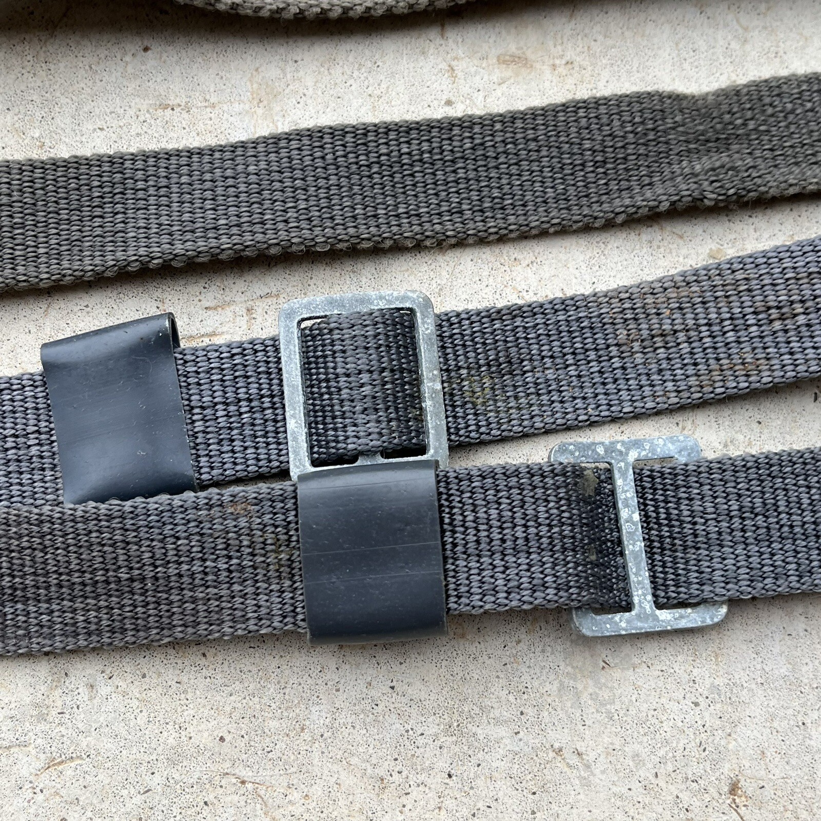 East German USSR Communist Bloc Military Gray Surplus Rifle Sling Used ...