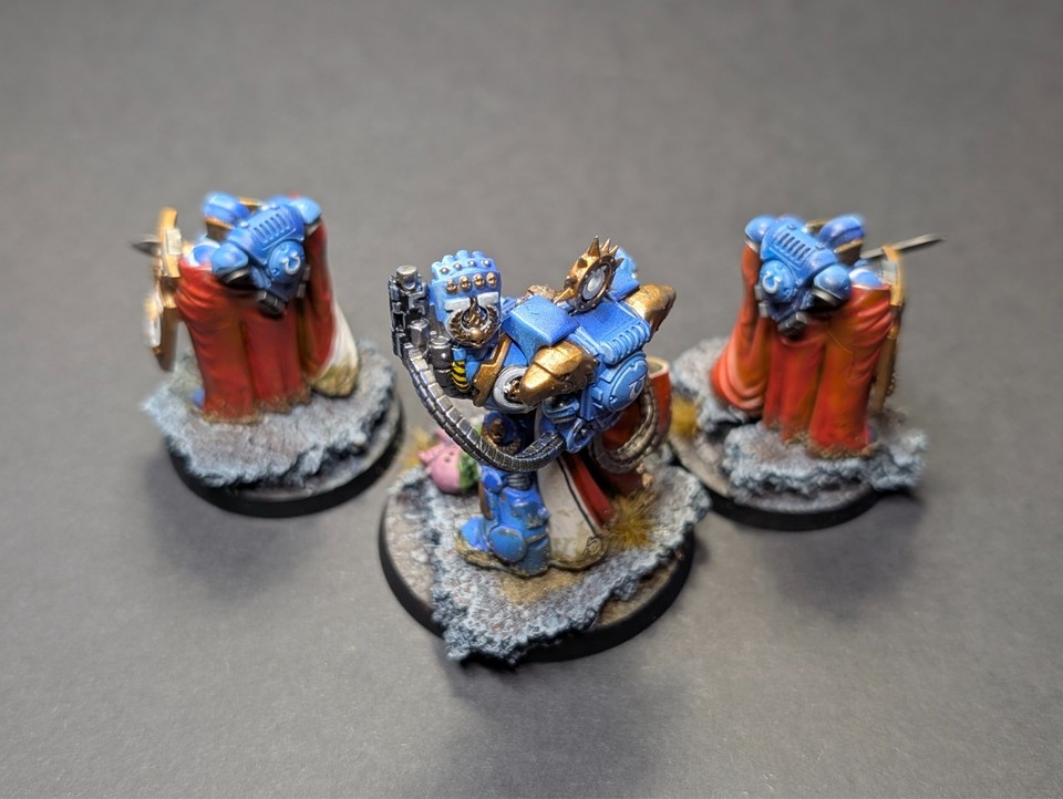 Warhammer 40k Ultramarines Marneus Calgar & Victrix Honour Guard - Pro ...