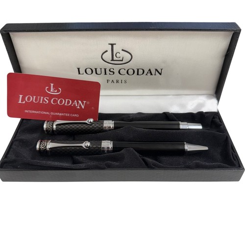 Louis Codan Paris Pen Set Chrome Trim | eBay UK