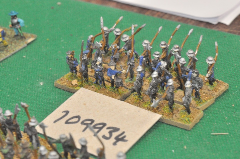 15mm medieval / english - billmen 24 figs - inf (109934) | eBay