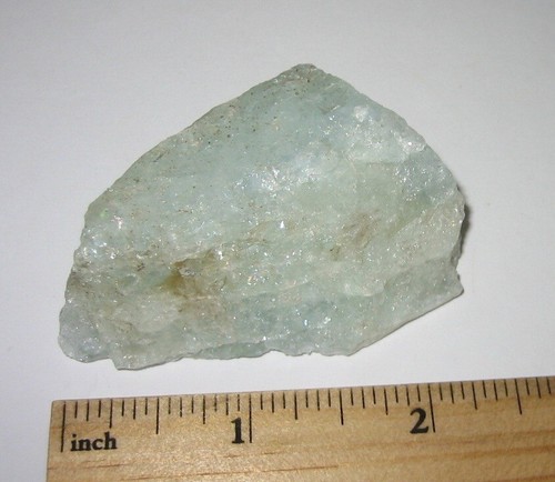 2" BEAUTIFUL NATURAL AQUAMARINE BLUE BERYL CRYSTAL MINERAL NH, USA ~ 59 ...